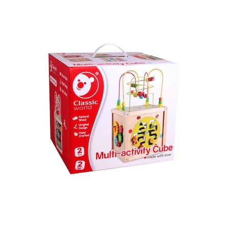 Classic Toys Wood Multi-Activity Cube 2885 | Zoro